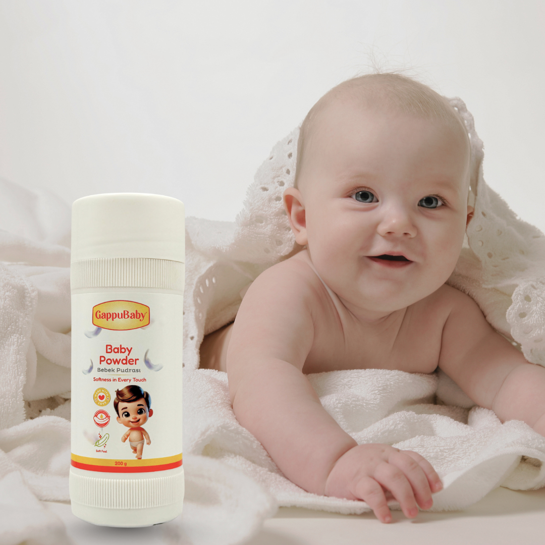 GappuBaby Gentle Baby Powder – Soft, Safe & Soothing – BabyGappu